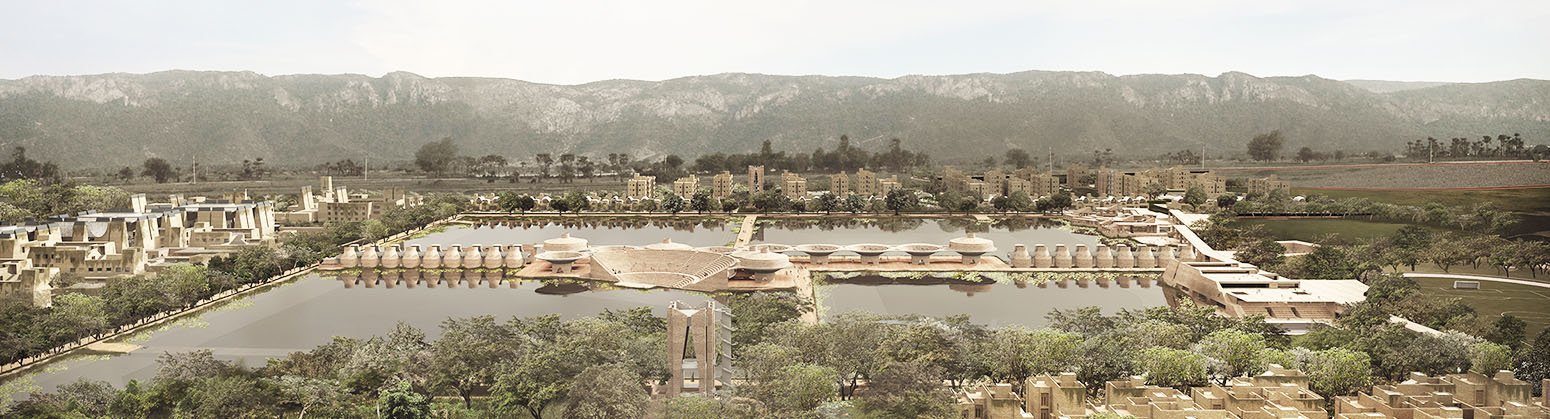 Locate the campus of Nalanda University